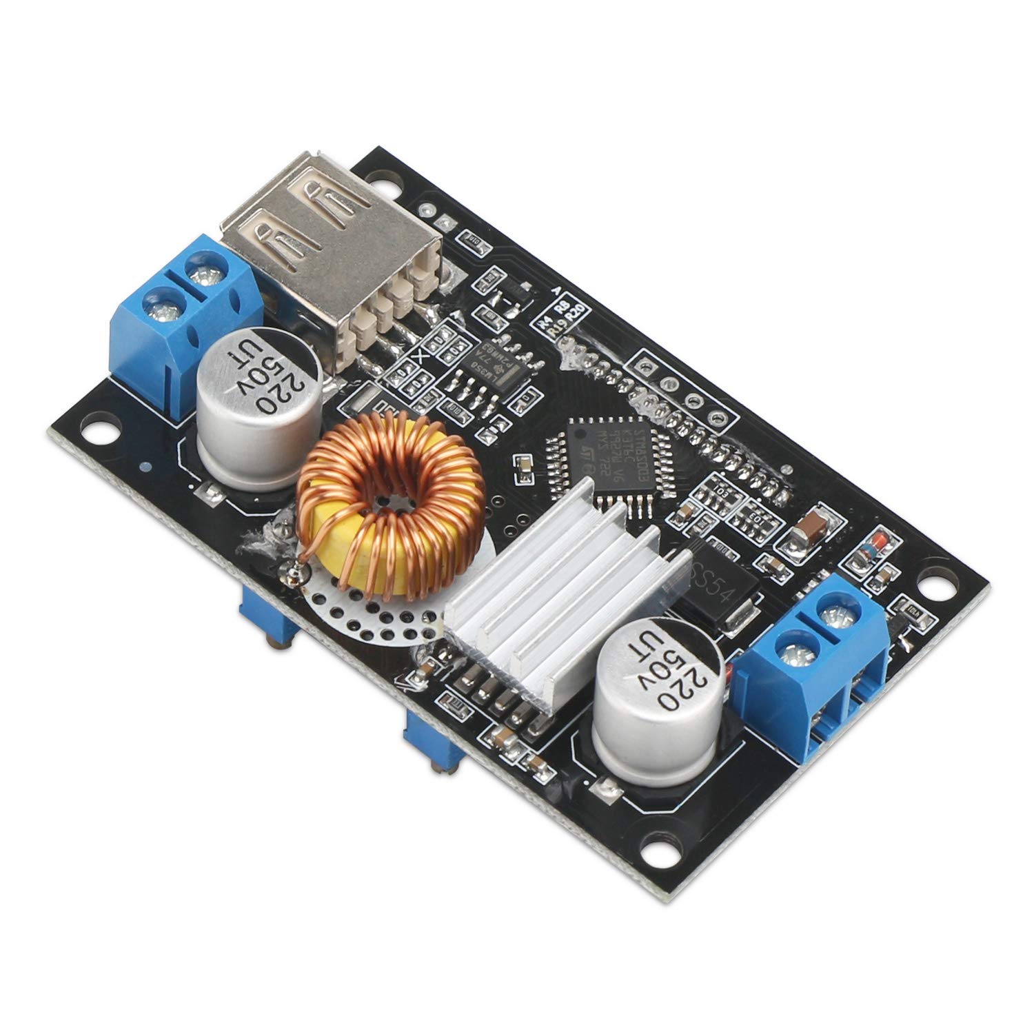 DROK DC Buck Module, Adjustable Buck Converter Step Down Voltage ...
