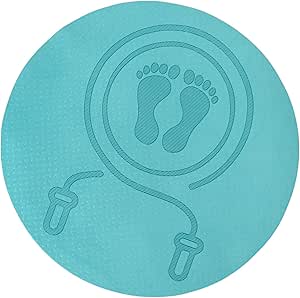 Amazon.com: Jump Rope Mat Non-Slip Workout Mat Non-Slip Indoor Round ...