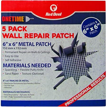 Amazon.com: Red Devil 1226 Onetime Fiber Mesh Crack Patch 6" x 75' Wall ...