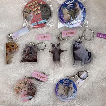 Amazon.co.jp: Cat Meme Goods, 8 Pieces, F : Toys & Games