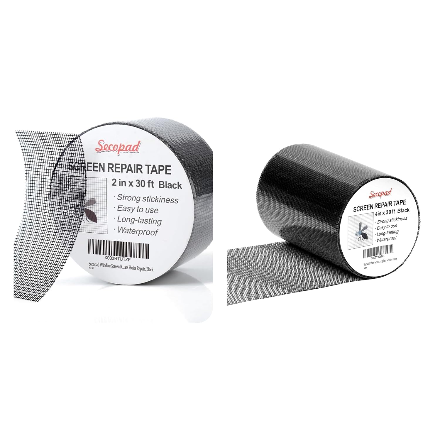 Secopad 2 in X 30 FT (360IN) and 4 in X 30 FT (360IN) Window Screen ...