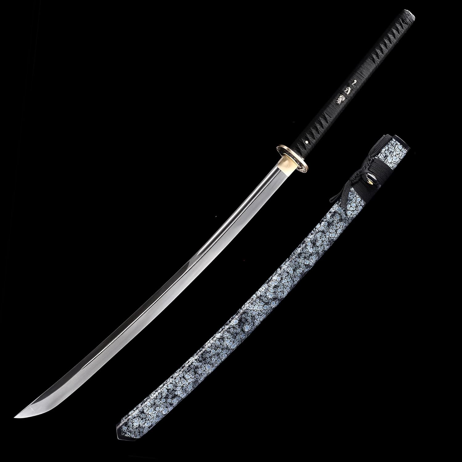 Amazon.com : TRUEKATANA Two Handed Katana, Handmade Japanese Naginata ...