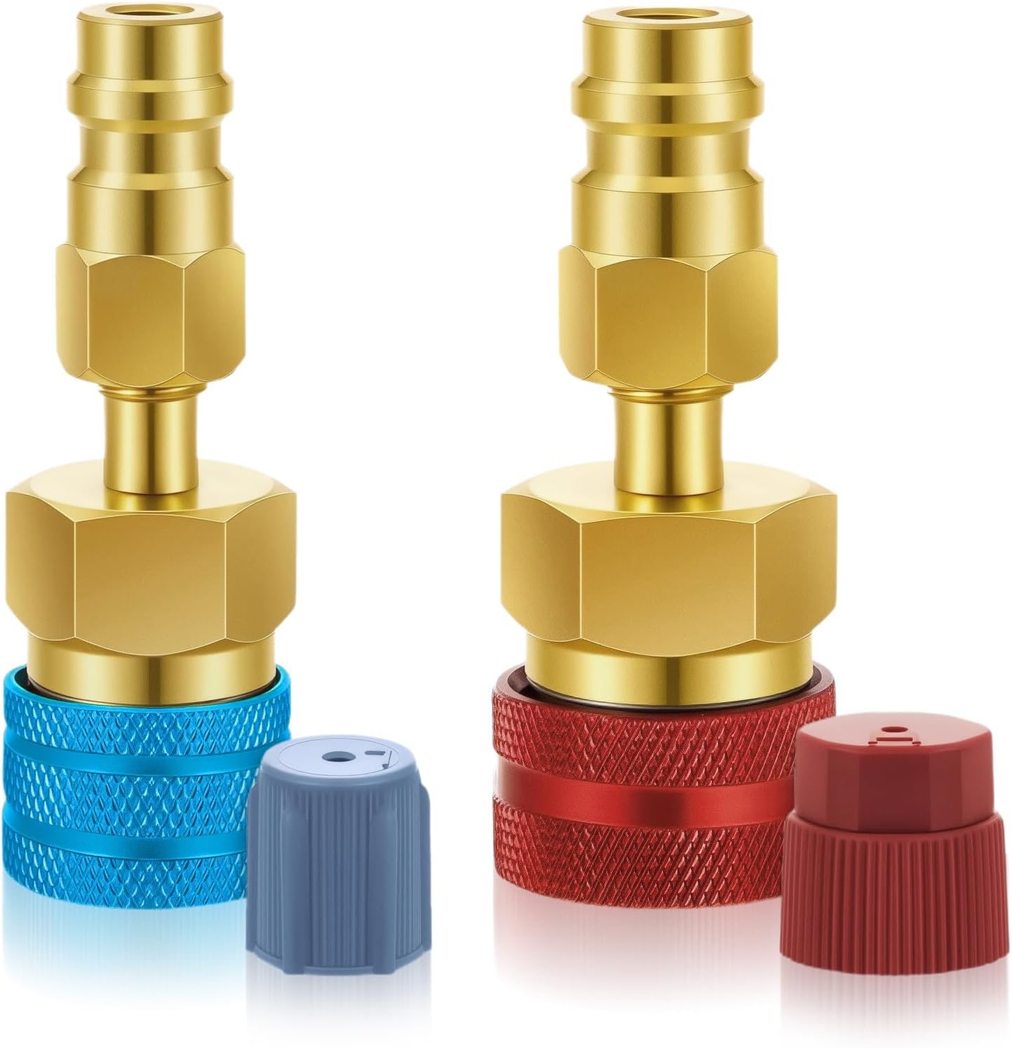 Amazon.com: R1234yf to R134a Adapter Kit, 2PCS Quick Couplers for High ...