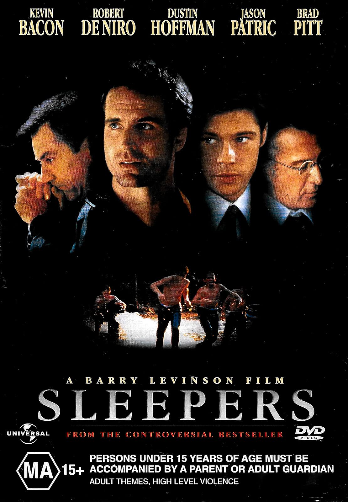 Sleepers [DVD]: Amazon.co.uk: Kevin Bacon, Robert De Niro, Dustin Hoffman, Jason Patric, Brad ...