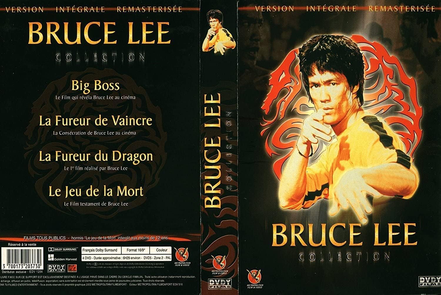 Coffret Bruce Lee 4 DVD: Amazon.fr: Lee, Bruce, Lee, Bruce: DVD et Blu-ray