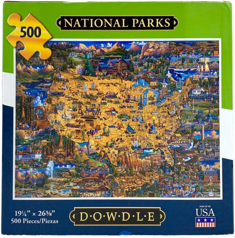 D·O·W·D·L·E National Parks 500 Piece Scenic Jigsaw Puzzle, Jigsaw ...