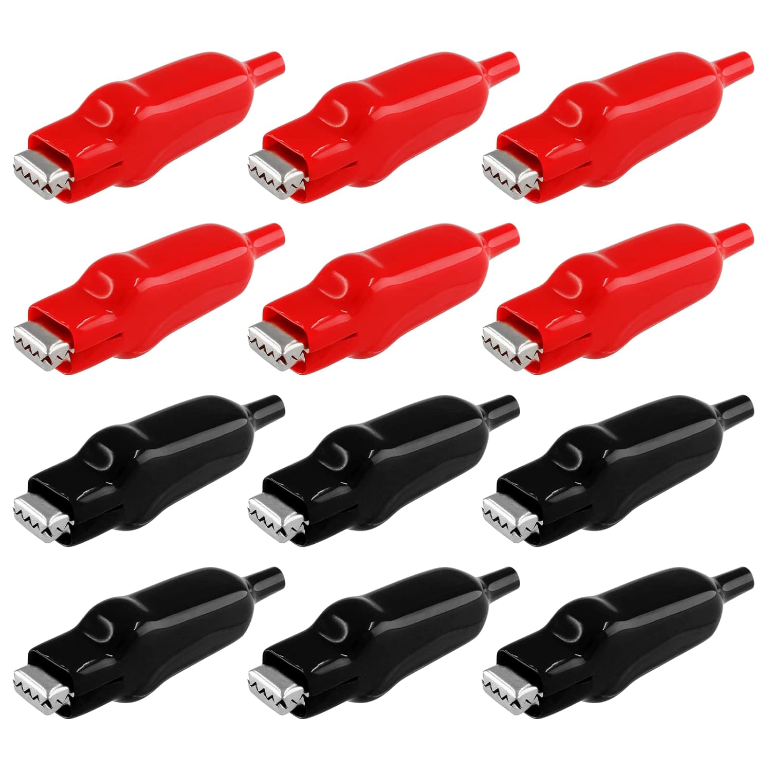 Amazon.com: Kyuionty 12 Pcs Insulated Alligator Clips, 20A Electrical ...