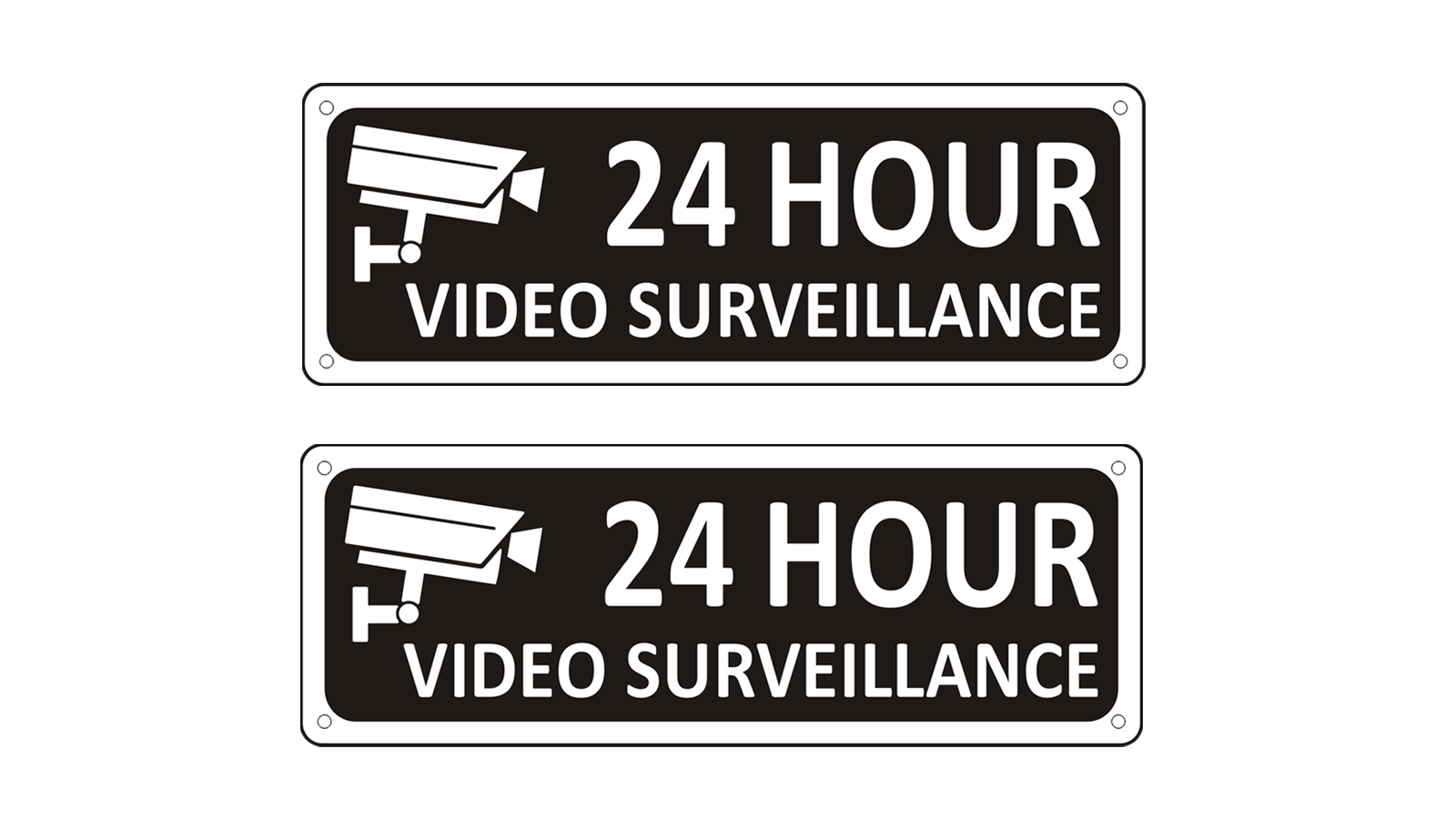 Watch Security Camera Sign, ﹙2 Pack﹚ Video Surveillance Signs on Amazon ...
