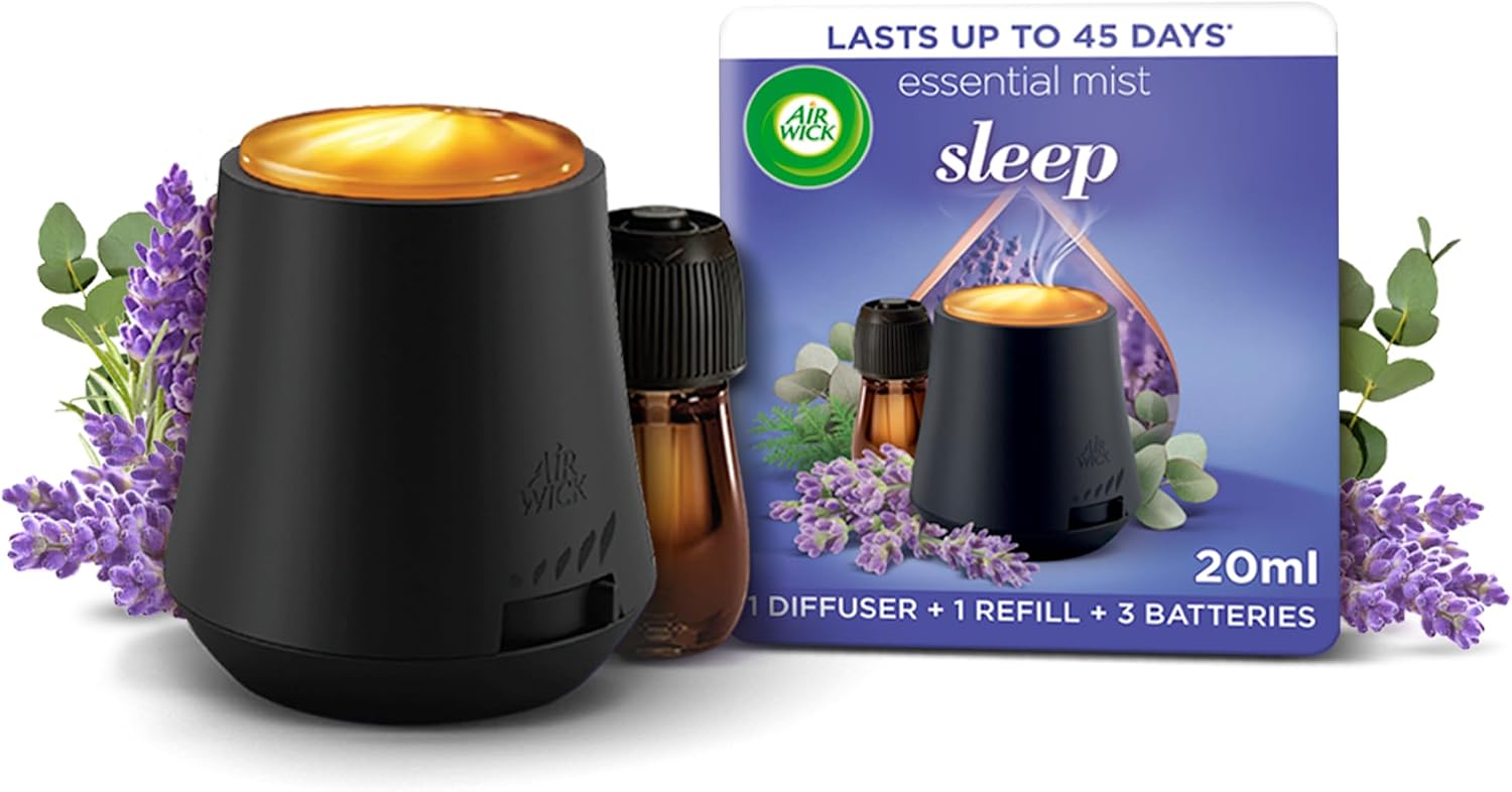 Air Wick |Essential Mist Kit Sleep |1 Gadget & 1 Refill | Lasts up to ...