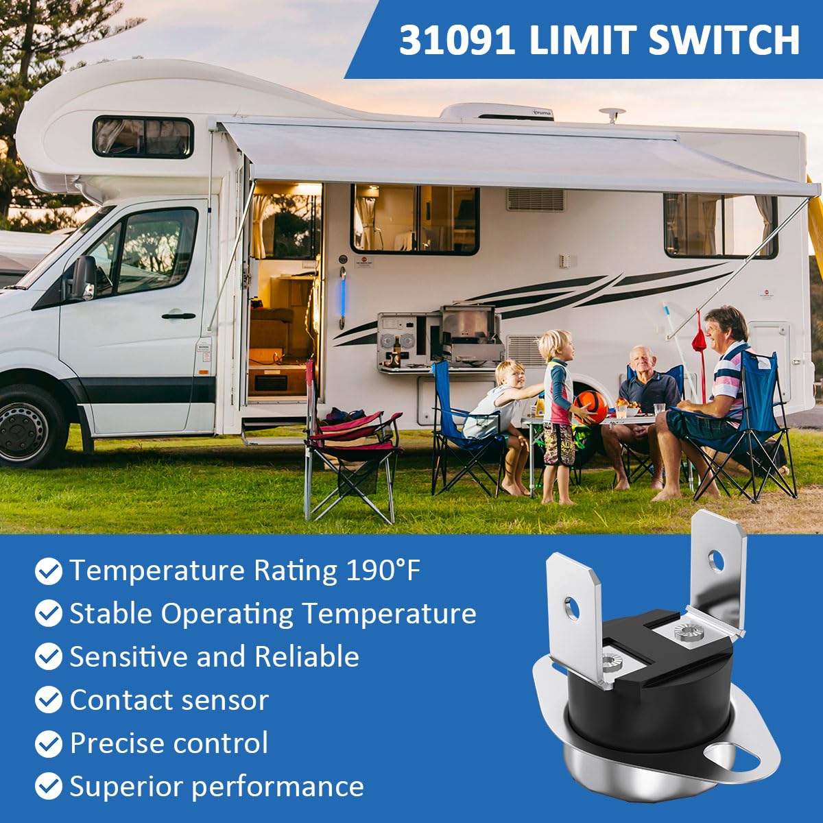 Snapklik.com : 31091 Limit Switch Replacement For Atwood Hydro Flame ...