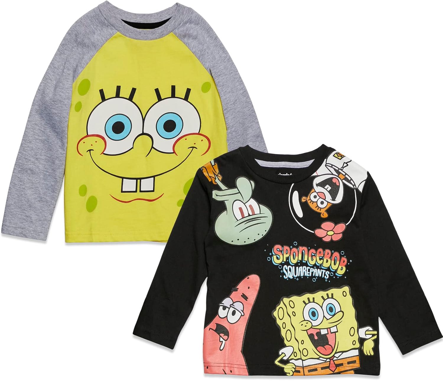 Brandclub - SpongeBob SquarePants Little Boys 2 Pack Long Sleeve ...