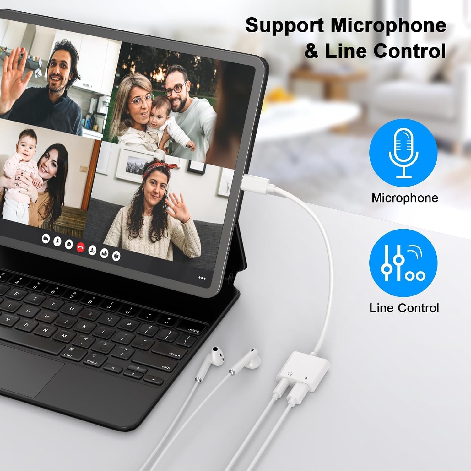 Headphone Adapter for iPhone 16 15, [MFi Certified] USB Type C to Aux ...