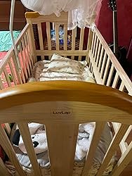 Buy LuvLap C - 70 Wooden Baby Cot Cum Rocker, Baby Crib, Made of New ...
