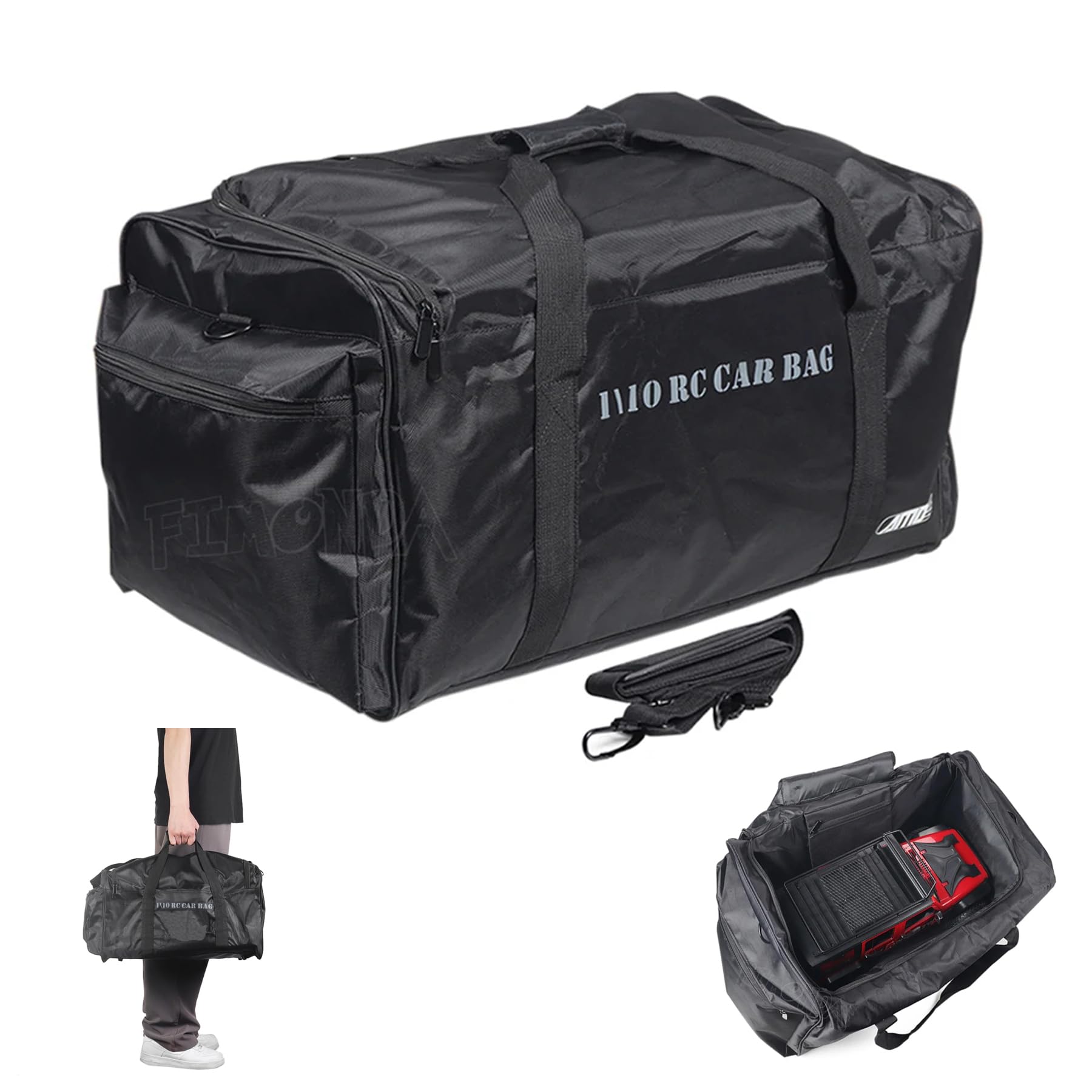 Amazon.com: AMK 1/10 RC Car Bag, 59 * 30 * 33cm RC Car Carrying Bag ...