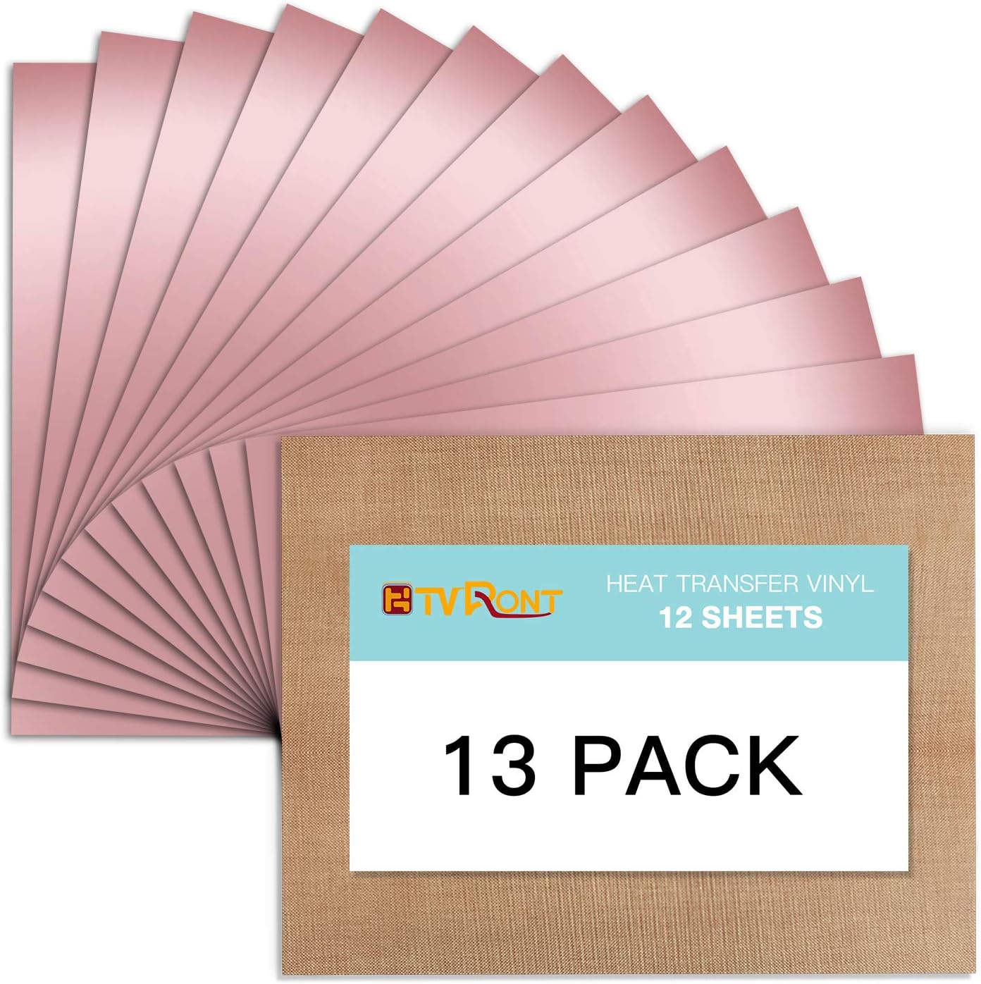 Rose Gold HTV Heat Transfer Vinyl Bundle 13 Pack 12 X 10 Rose Gold Iron On Vinyl For T Shirt rose-gold-htv-heat-transfer-vinyl-bundle-13-pack-12-x-10-rose-gold-iron-on-vinyl-for-t-shirt