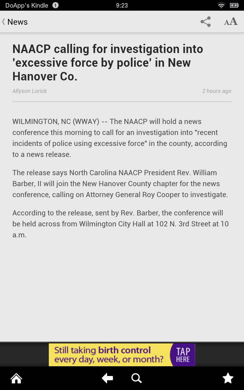 WWAY NewsChannel 3 - App on Amazon Appstore