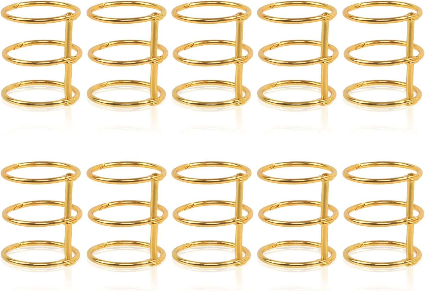 Amazon.com : HAHIYO 4Pcs Gold 30mm/1.2inch Inner Diameter Metal 3 Rings ...
