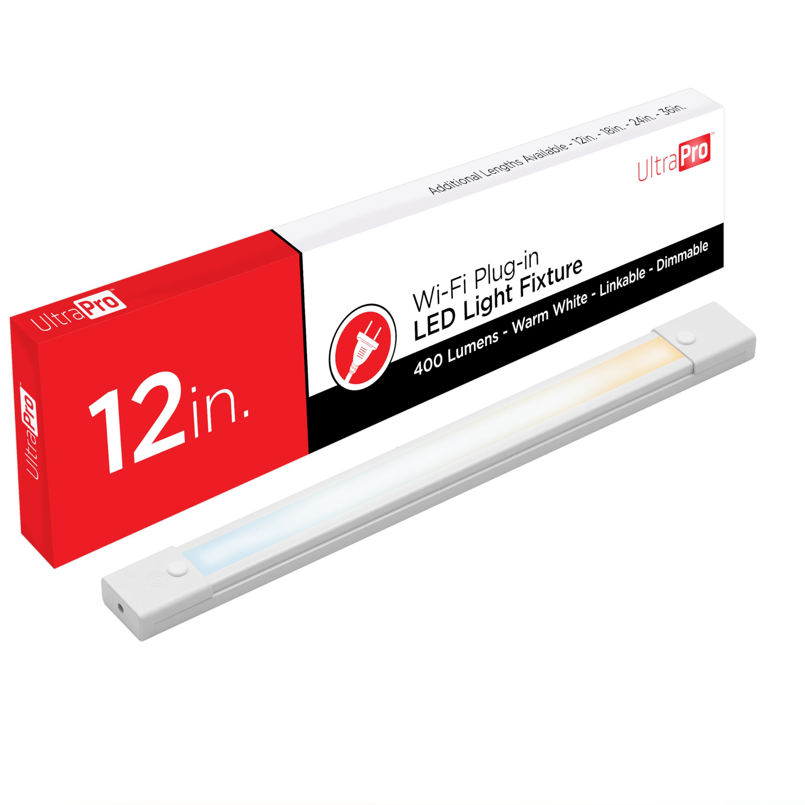 Snapklik.com : UltraPro 12 Inch Smart Plug-in Linkable Under Cabinet ...