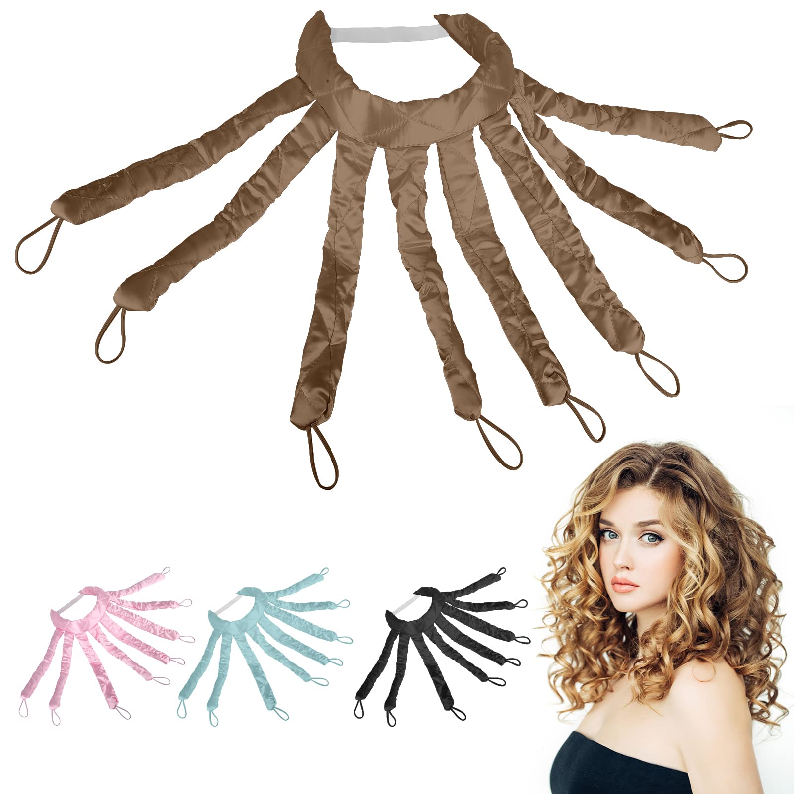 Octopus Heatless Curling Rod, Closhion Octopus Design No Heat Curling ...
