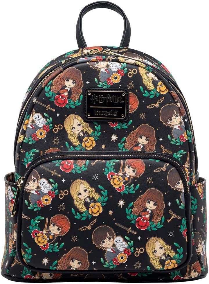 Amazon.com | Hot Topic Harry Potter Symbols Mini Backpack - Stylish ...