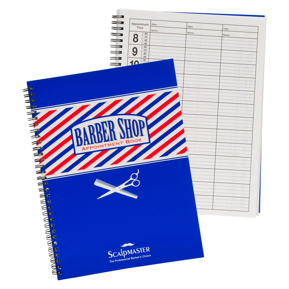 Amazon.com: SCALPMASTER 3 Column Barber Appointment Book : Office Products