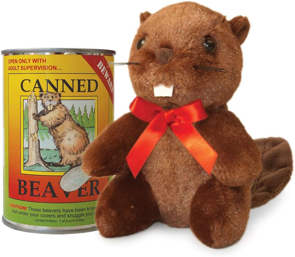 Amazon.com: Northern Gifts Inc. Canned Critter: Beaver : Toys & Games