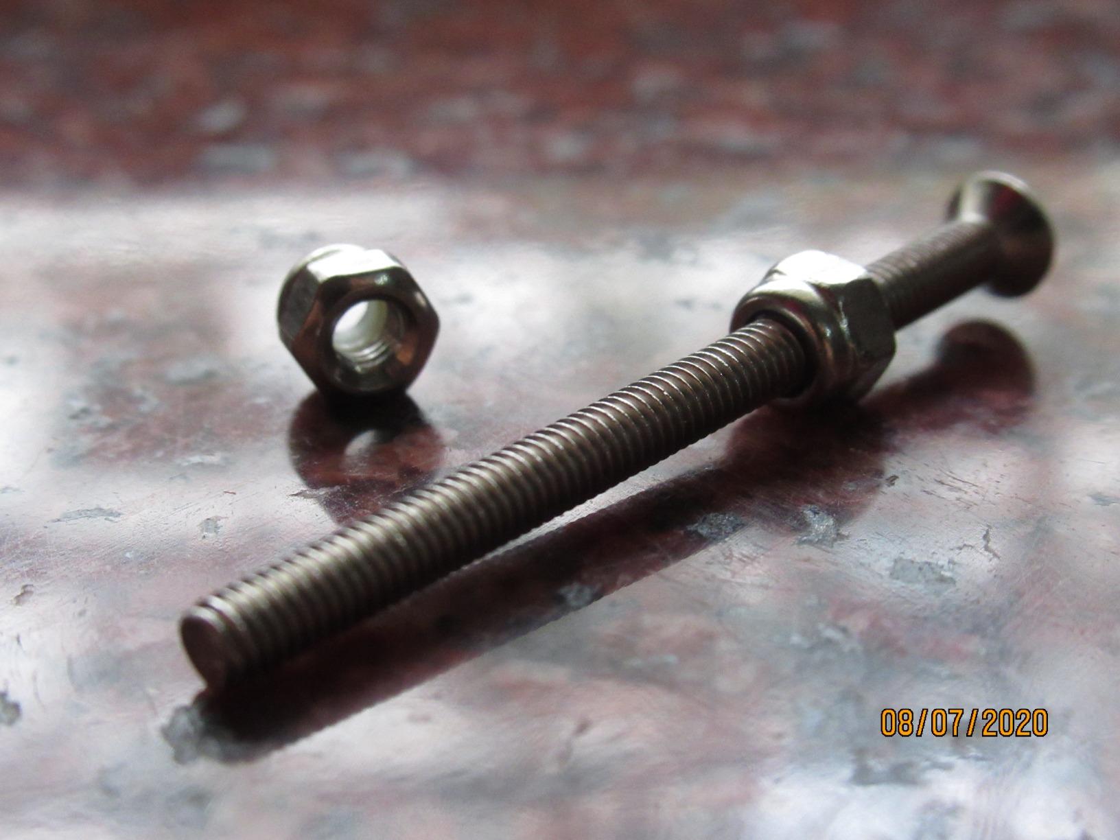 Imported 10Pcs M3 Stainless Steel A2 Nylon Collar Insert Self-Lock Nuts ...