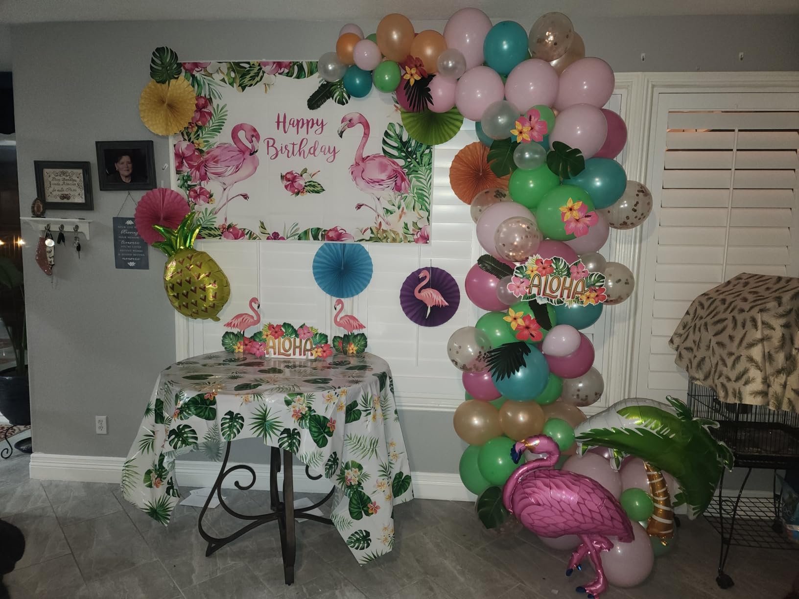 Amazon.com : Fiesec Flamingo Party Decorations, Flamingo Birthday ...