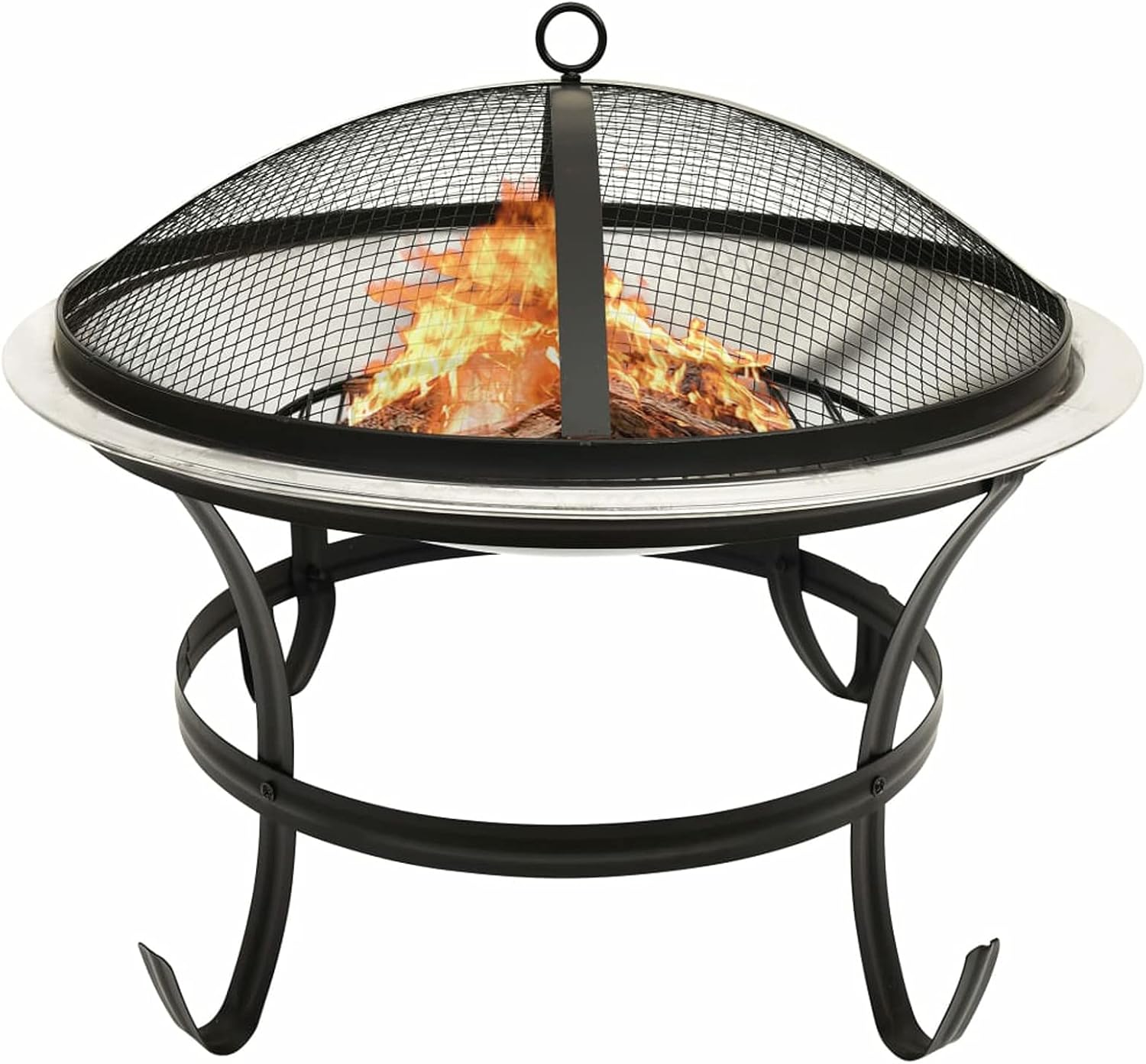 Amazon.com: Norheim 2-in-1 Fire Pit and BBQ with Poker Fire Pit Bowl ...