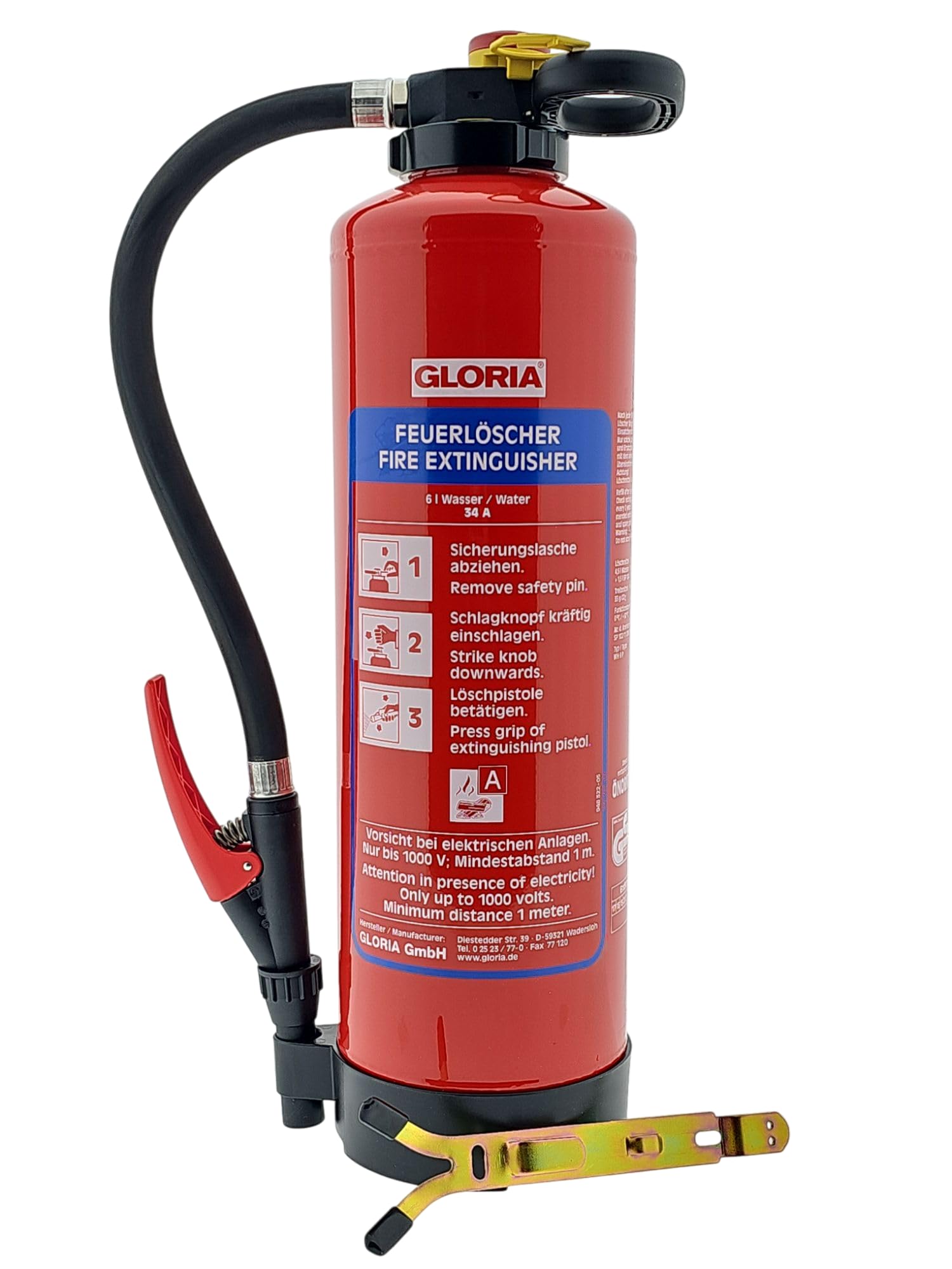 Waterbrandblusser In Gebruik