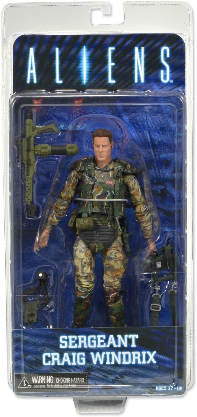 NECA Series 2 Aliens Sergeant Windrix 7" Action Figure, Figures ...