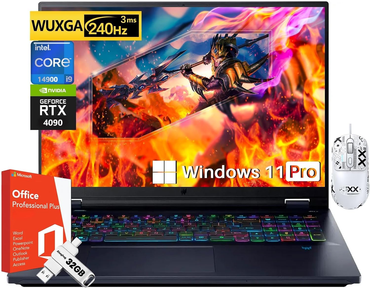 Amazon.com: acer Predator Helios 18 Gaming Laptop RTX 4090, Intel i9 ...