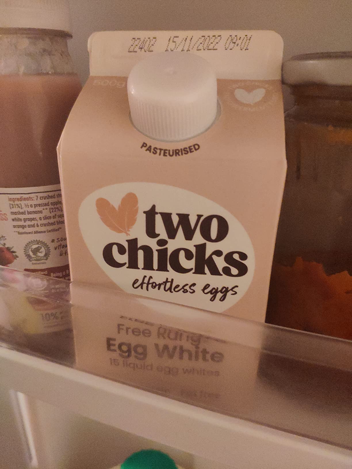 Two Chicks Free Range Liquid Egg White, 500g : Amazon.co.uk: Grocery