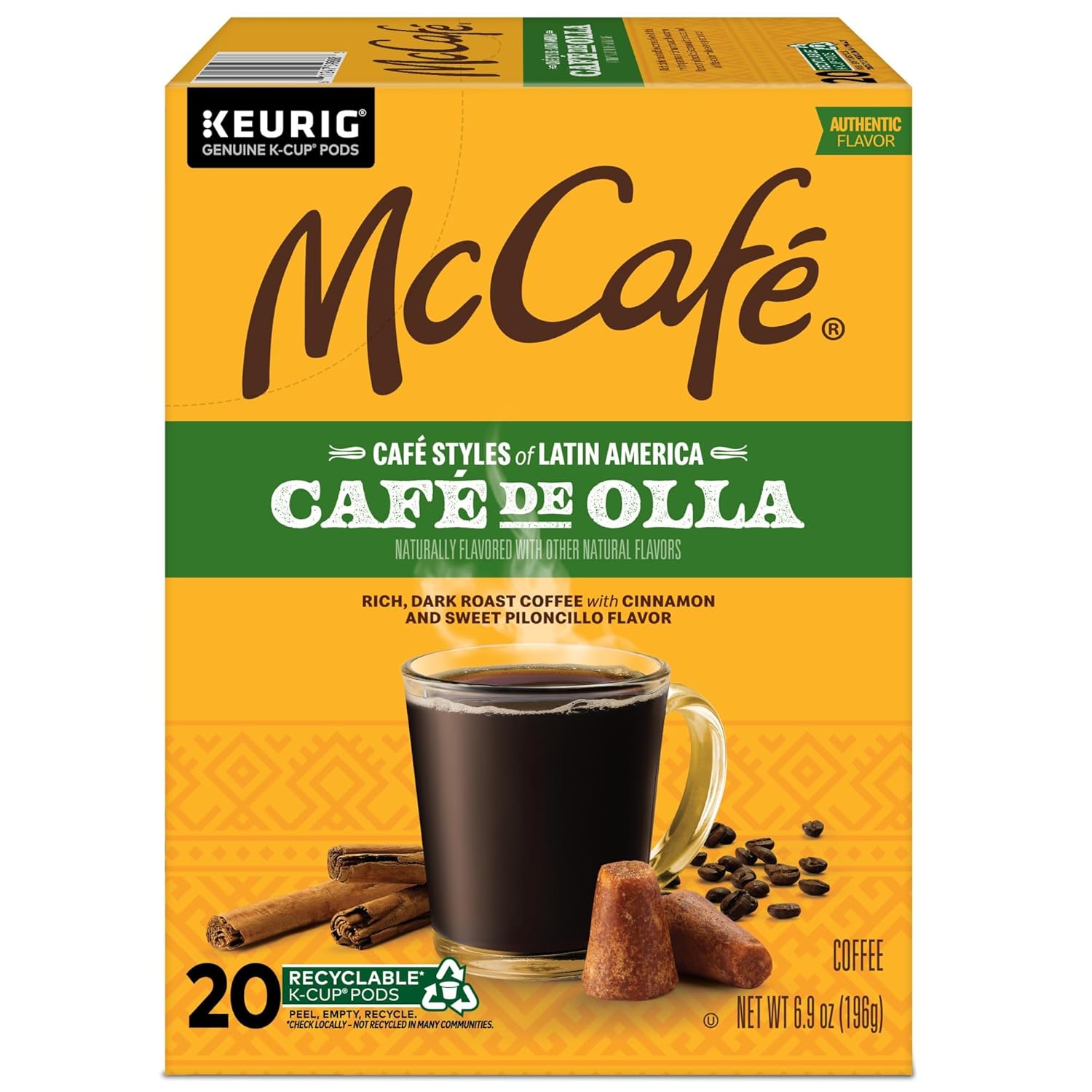 Amazon.com: McCafe Cafe Styles of Latin America Cafe de Olla, Keurig ...