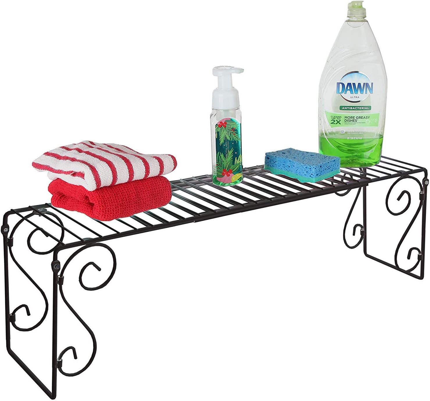 Amazon.com: Trenton Gifts Kitchen Storage Sink Shelf Organizer ...