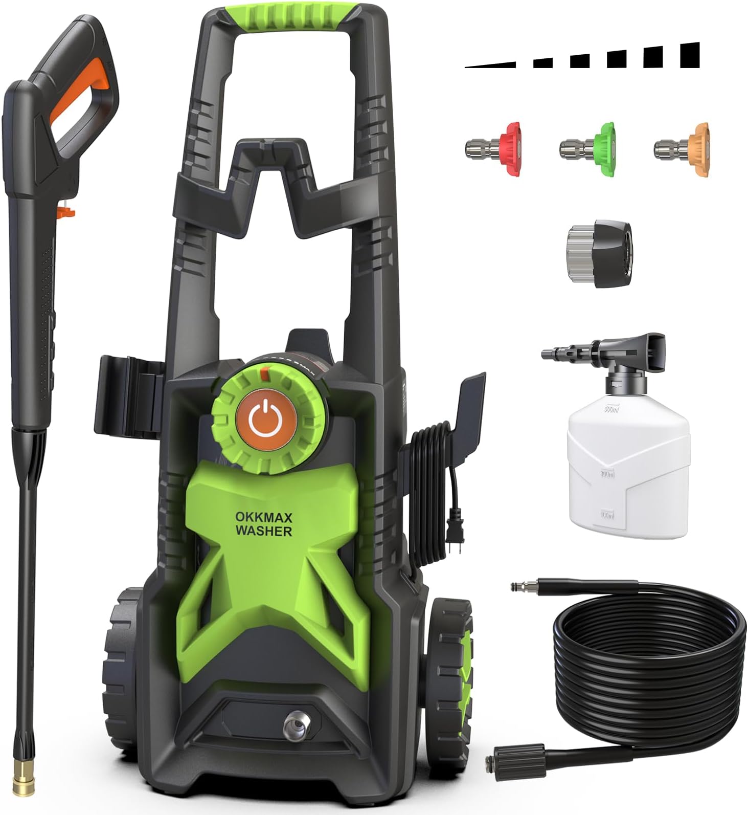 Amazon.com : AgiiMan Electric Pressure Washer - 4800PSI Max 3.2 GPM ...
