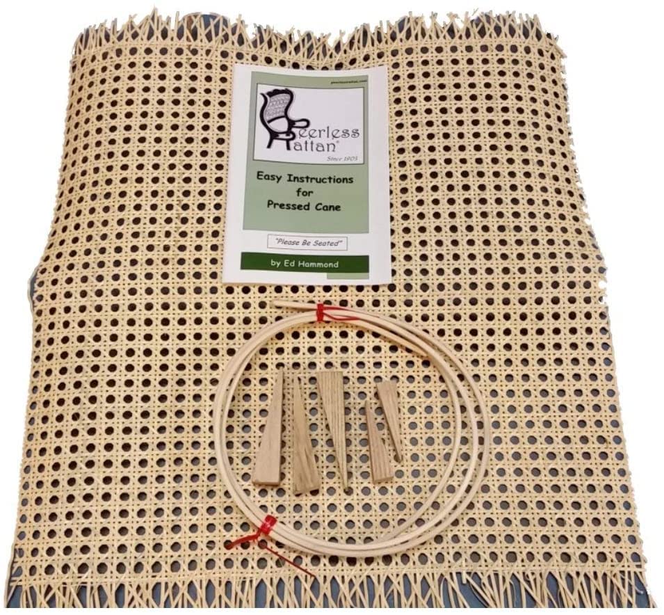 Amazon.com: Pressed Cane Webbing Rattan Seat Repair Kit 18"x18" Mesh, 5 ...