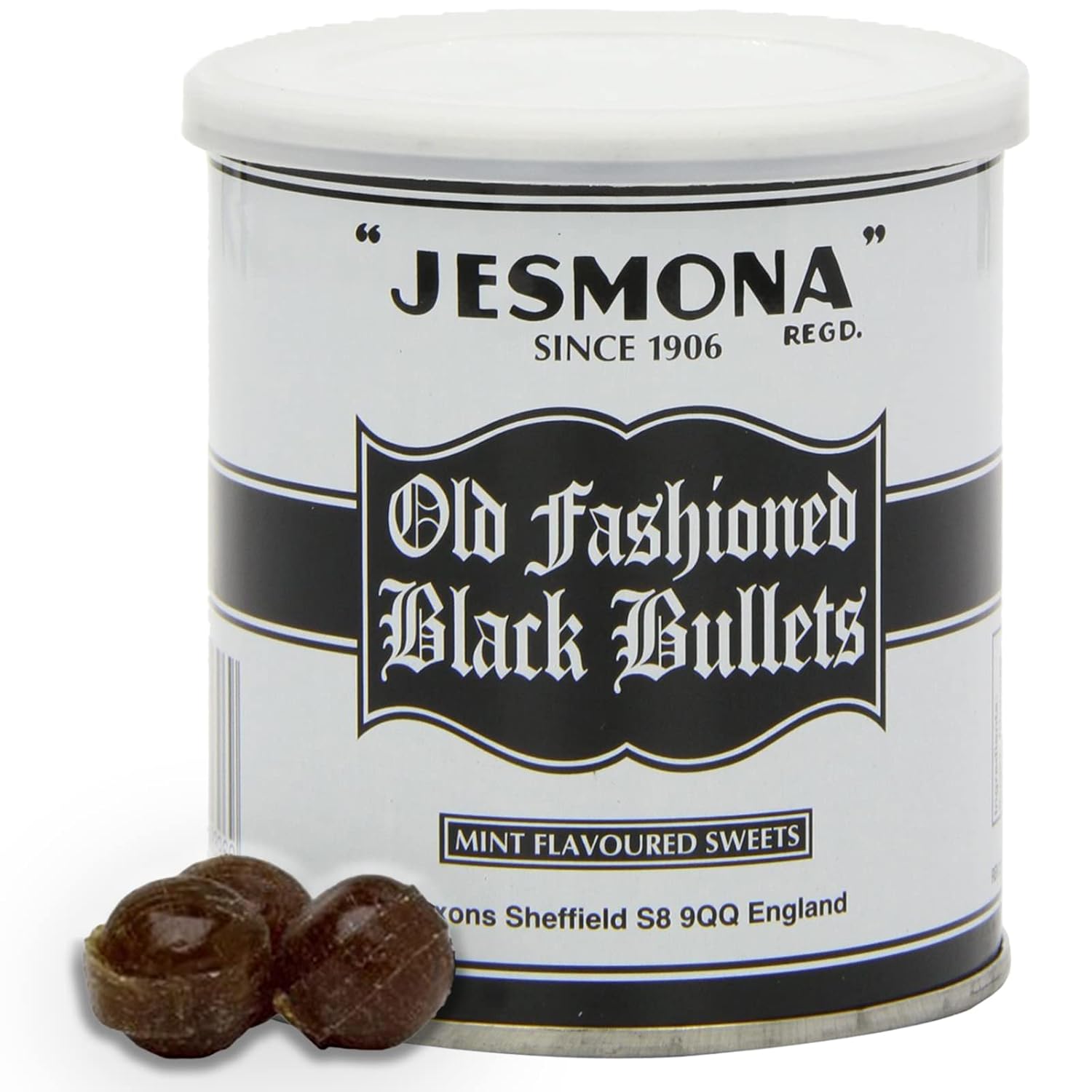 Amazon.com: Jesmona Old Fashioned Black Bullets Mint Flavored Hard ...