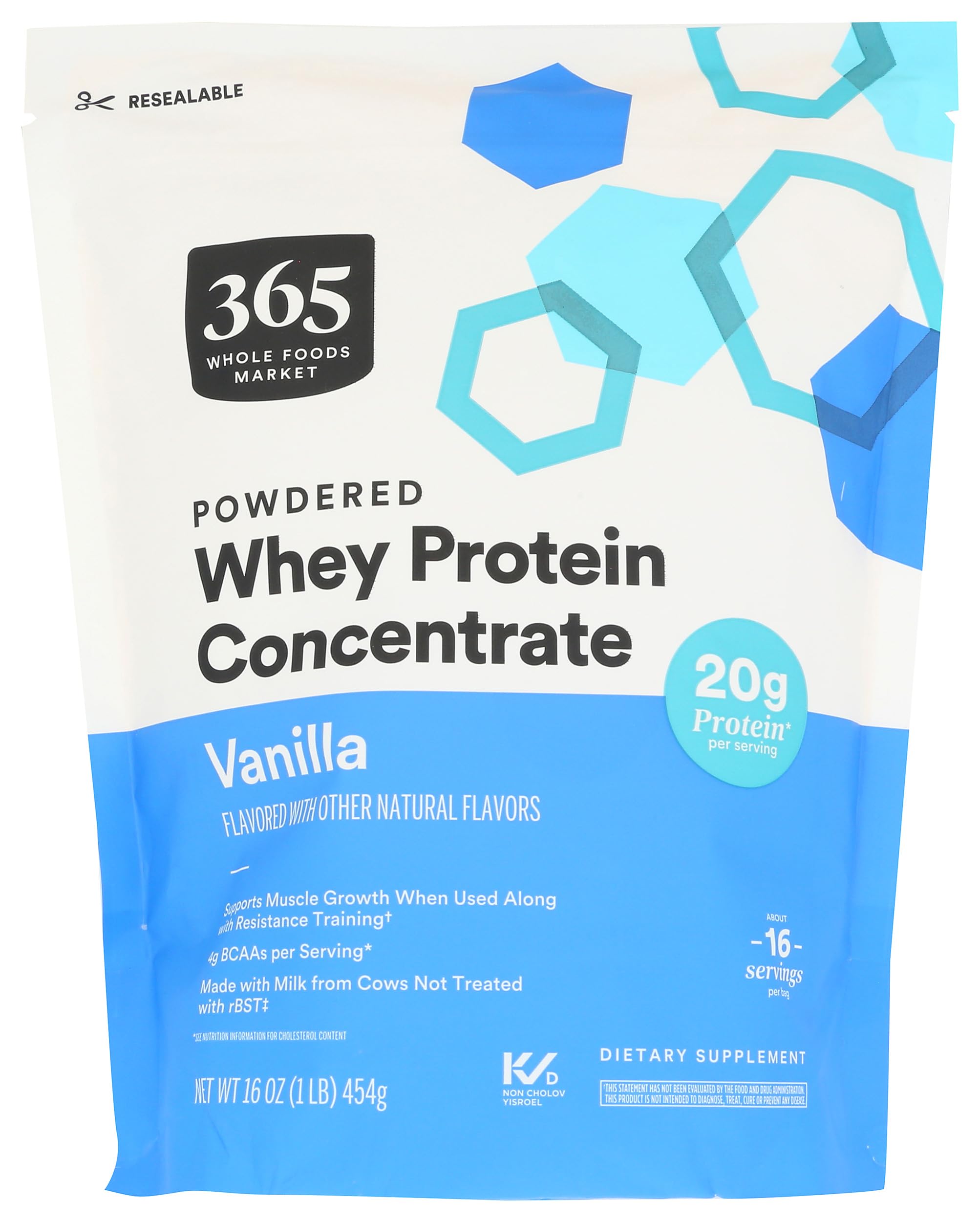 Amazon.com: 365 By Whole Foods Market, Protein Powder Whey Concentrate ...