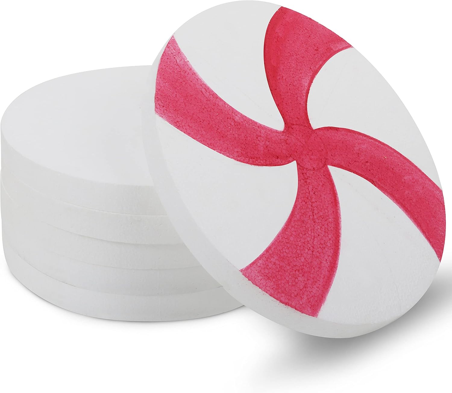 Amazon.de: Belle Vous 6er Pack Polystyrol Platte Runde Styrene Platten ...