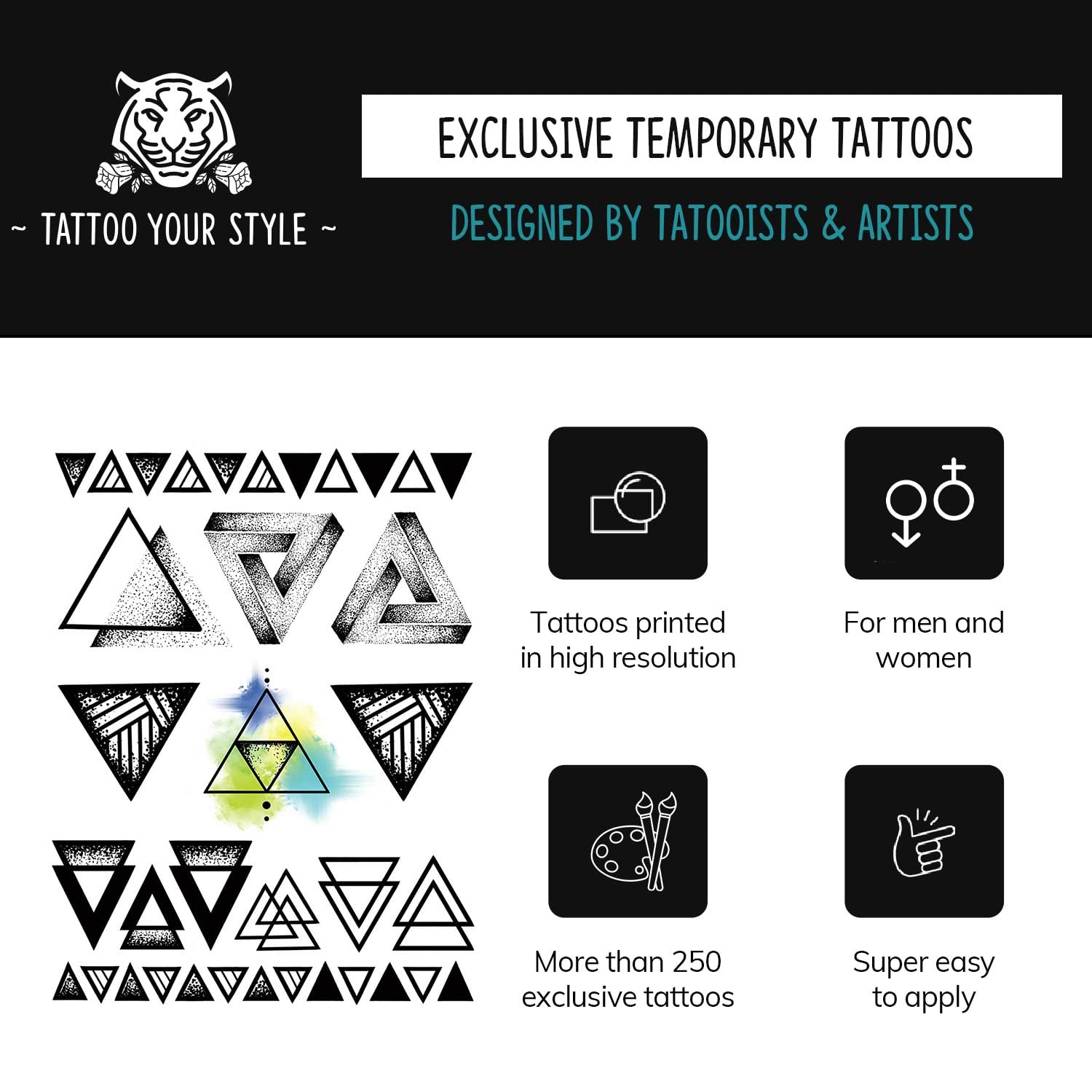 Geometric Triangle Tattoo Linework Geometric Tattoo Designs Stable