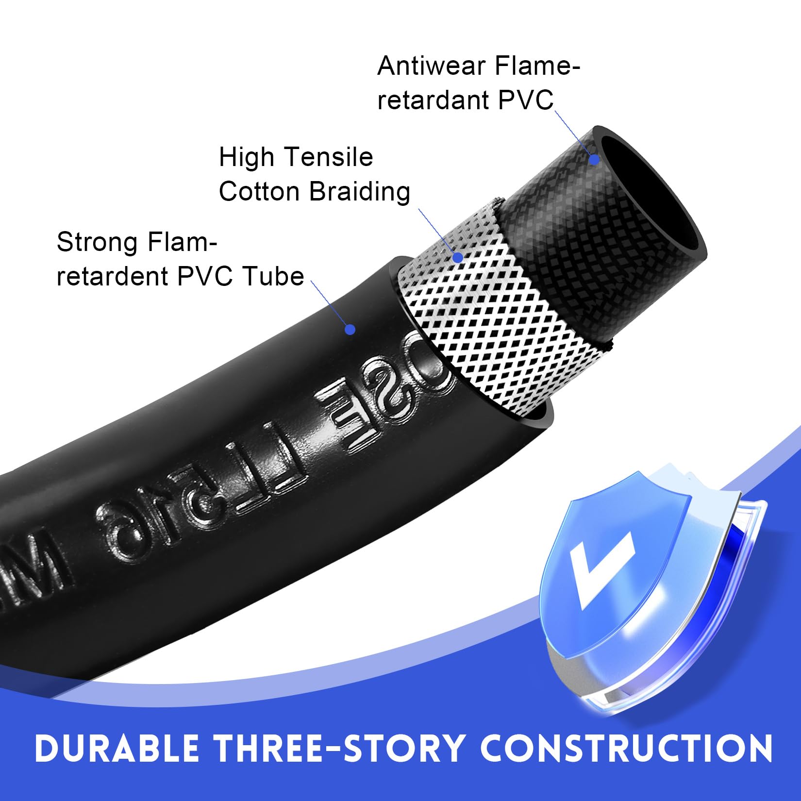 Snapklik.com : GasSaf 12ft Propane Regulator