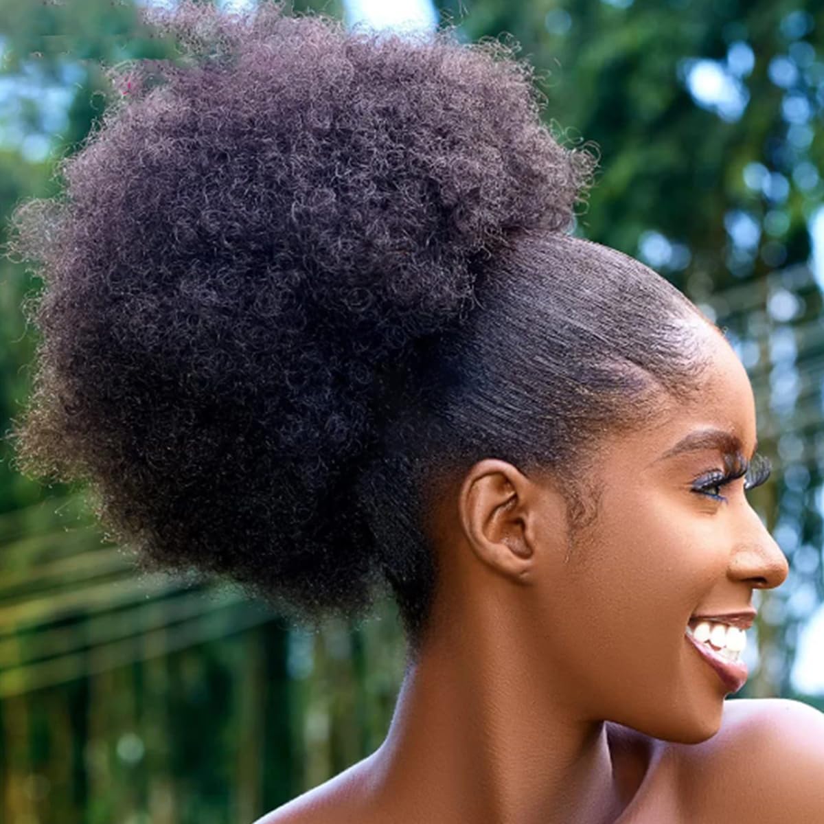 Amazon.com : Mybobwig Big Afro Puff Drawstring Ponytail Extensions for ...