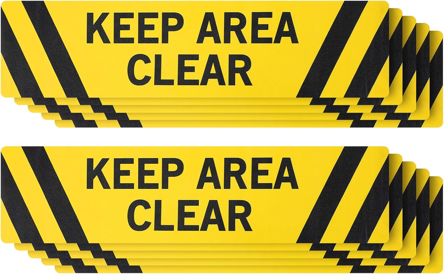 Amazon.com: YooNotee 10 pack Keep Area Clear Anti Slip Adhesive Floor ...