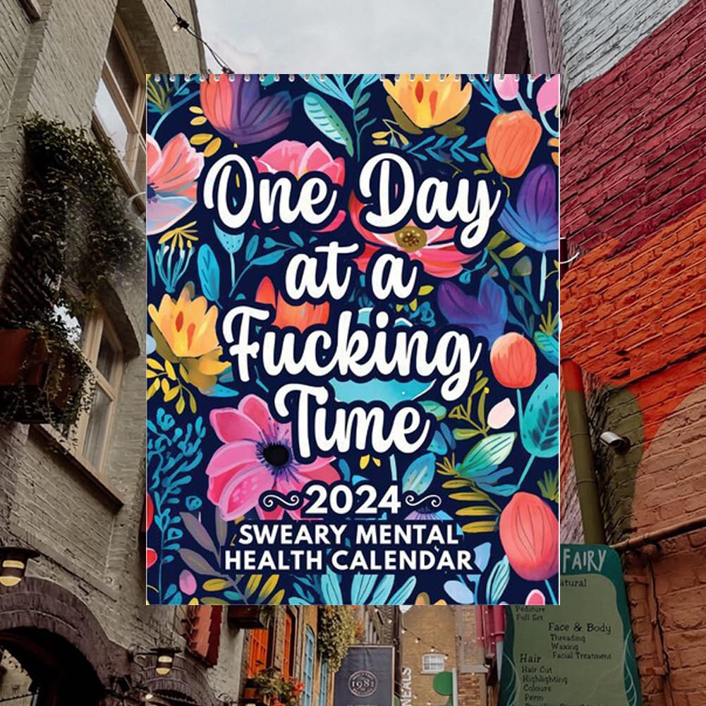 Snapklik.com : Mental Health Wall Calendar 2024, Funny Swear Calendar ...