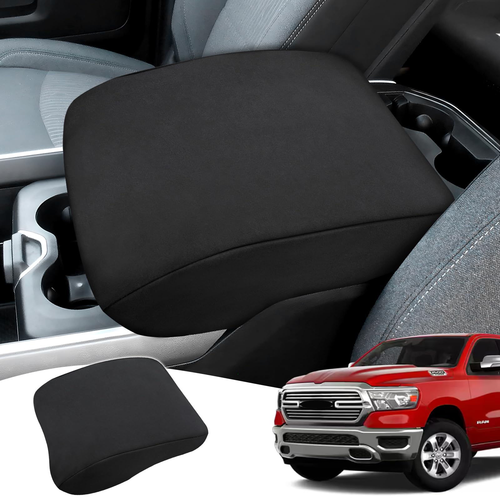 Amazon.com: Center Console Cover Fits Dodge Ram 1500 2019-2024, 2025 ...