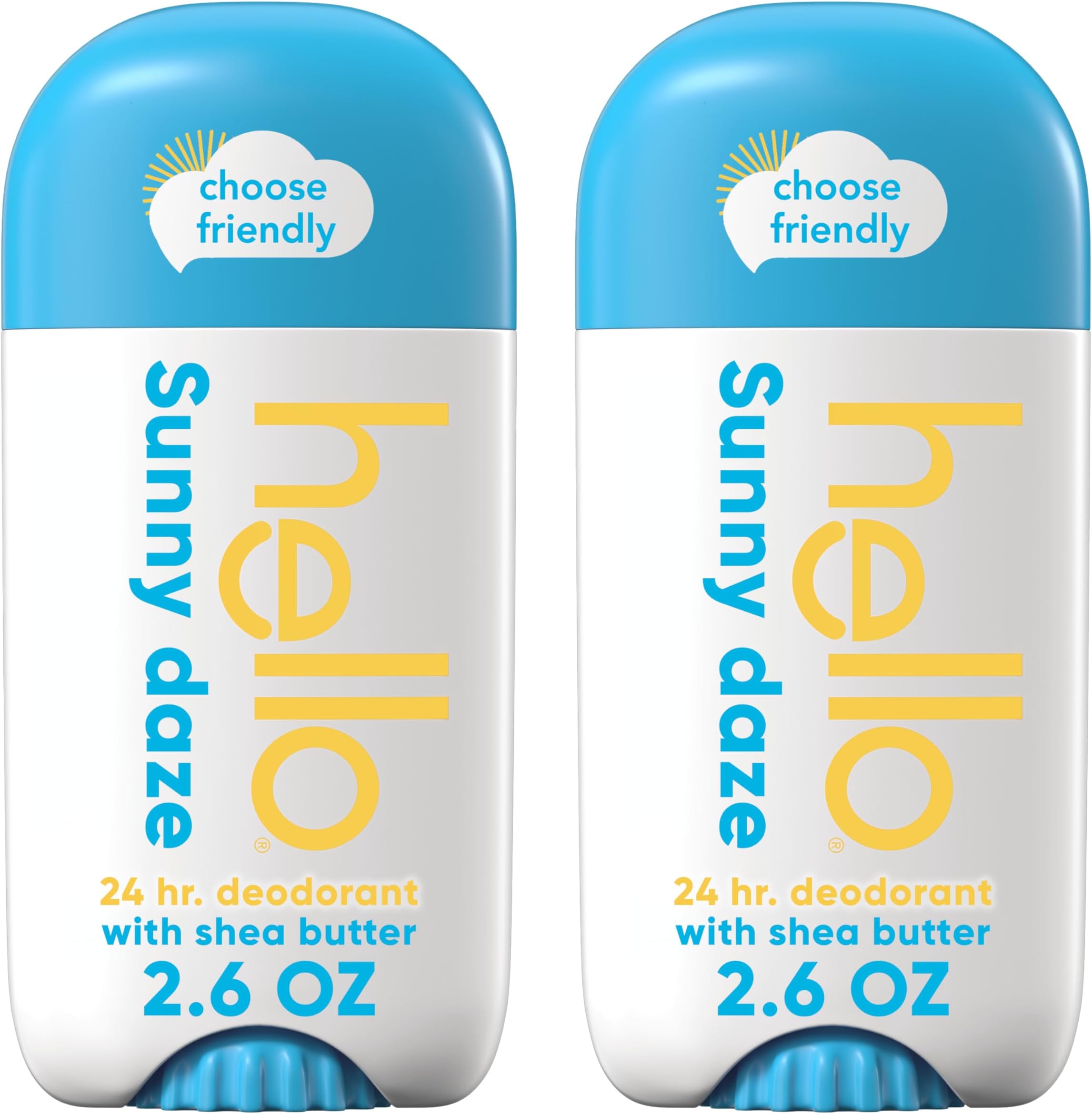 Amazon.com : Hello Activated Charcoal Fresh and Clean Deodorant for ...