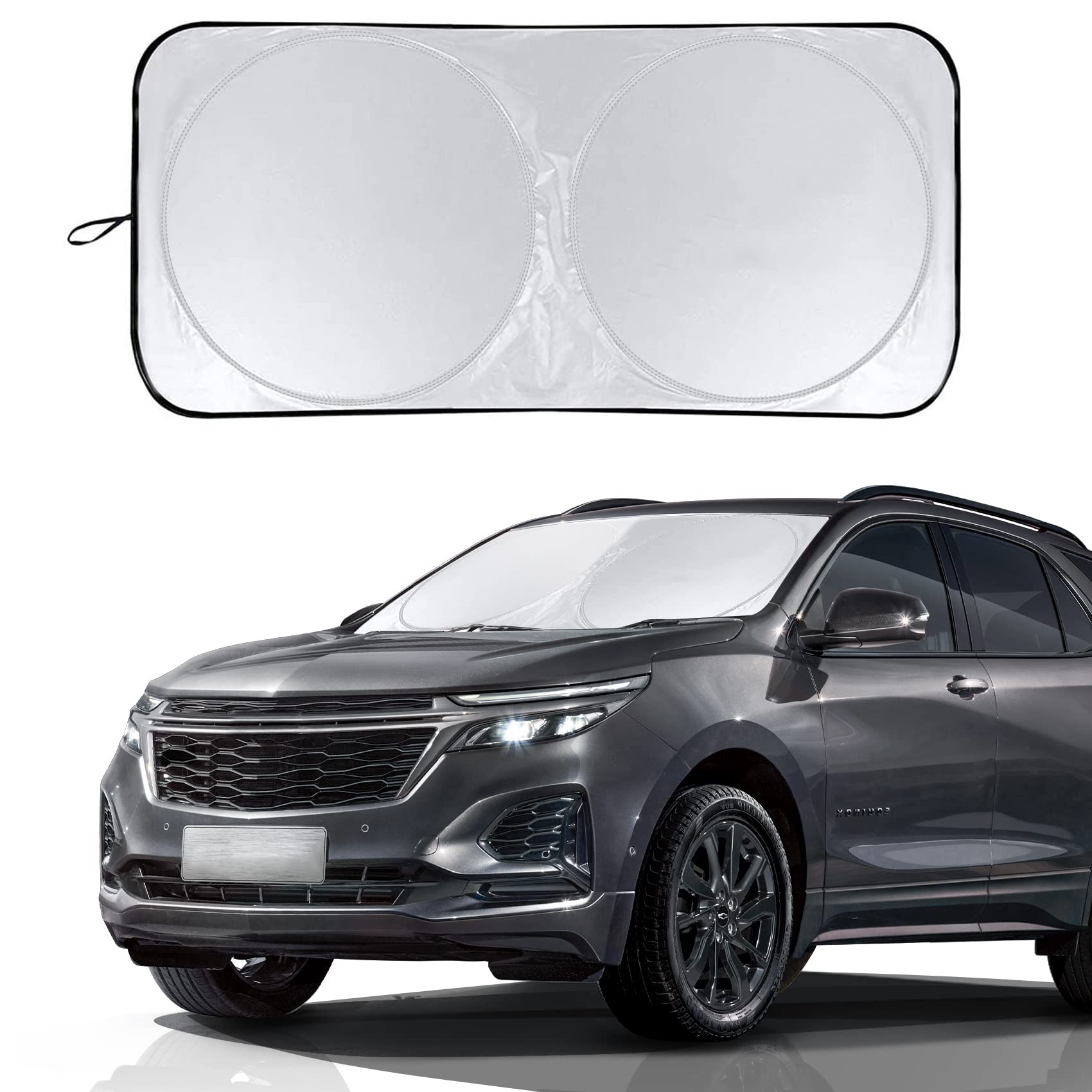 TOPDC Car Windshield Sun Shade, Durable 240T Material, Fit for Most ...