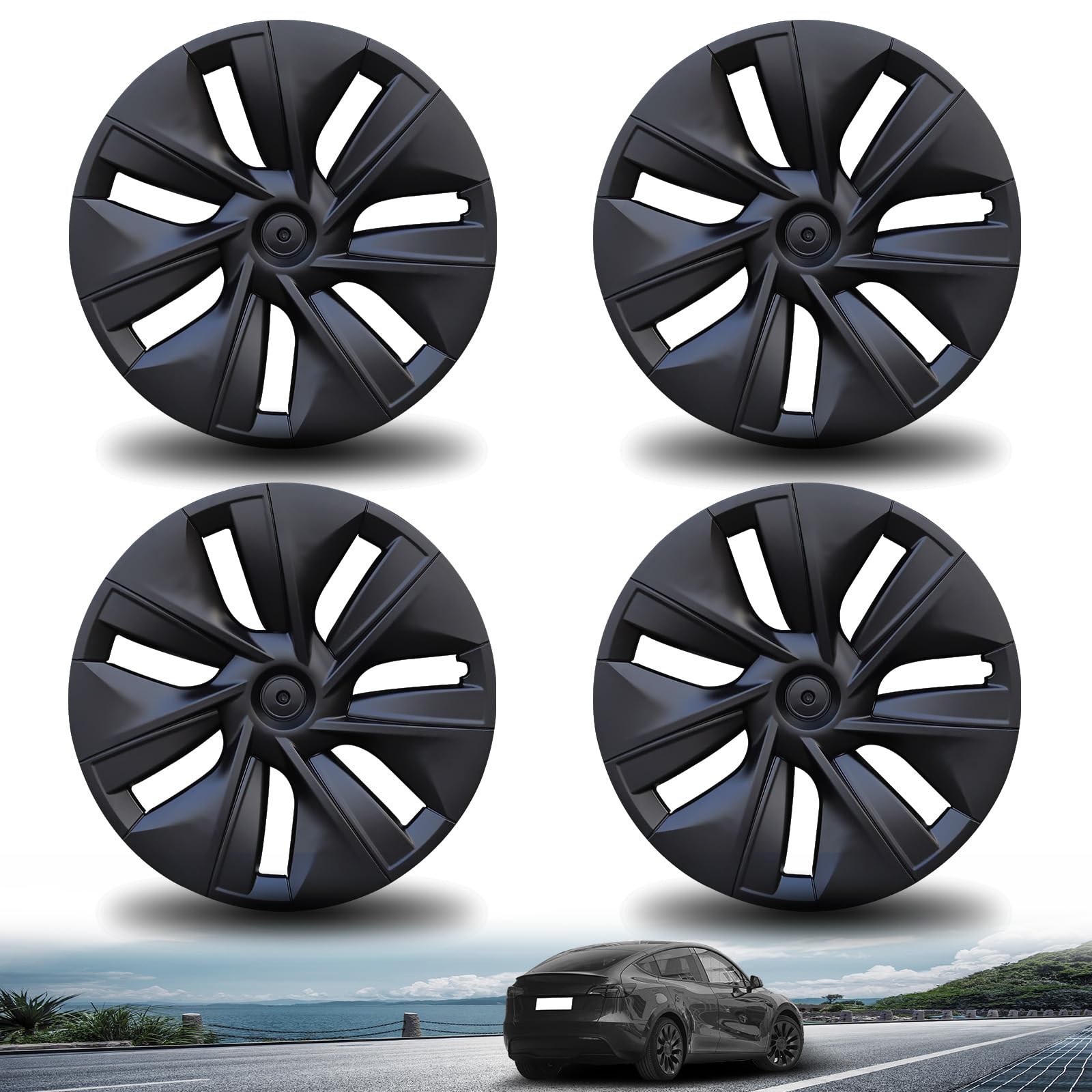 Jingsen Fit Tesla Model Y Wheel Cover 19 Inch Hubcaps | Desertcart KSA