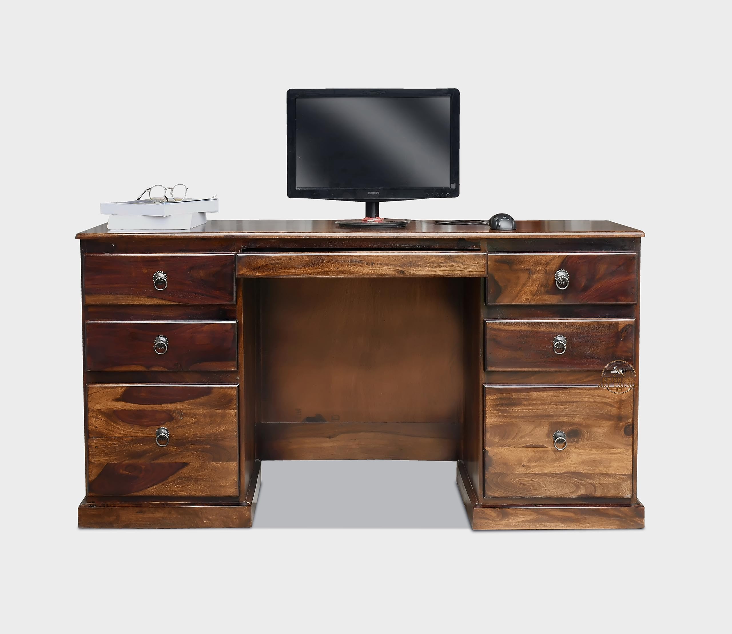 Balaji Furniture Solid Sheesham Wood Office Table for Office Work ...